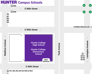Campus Schools Map | Hunter College
