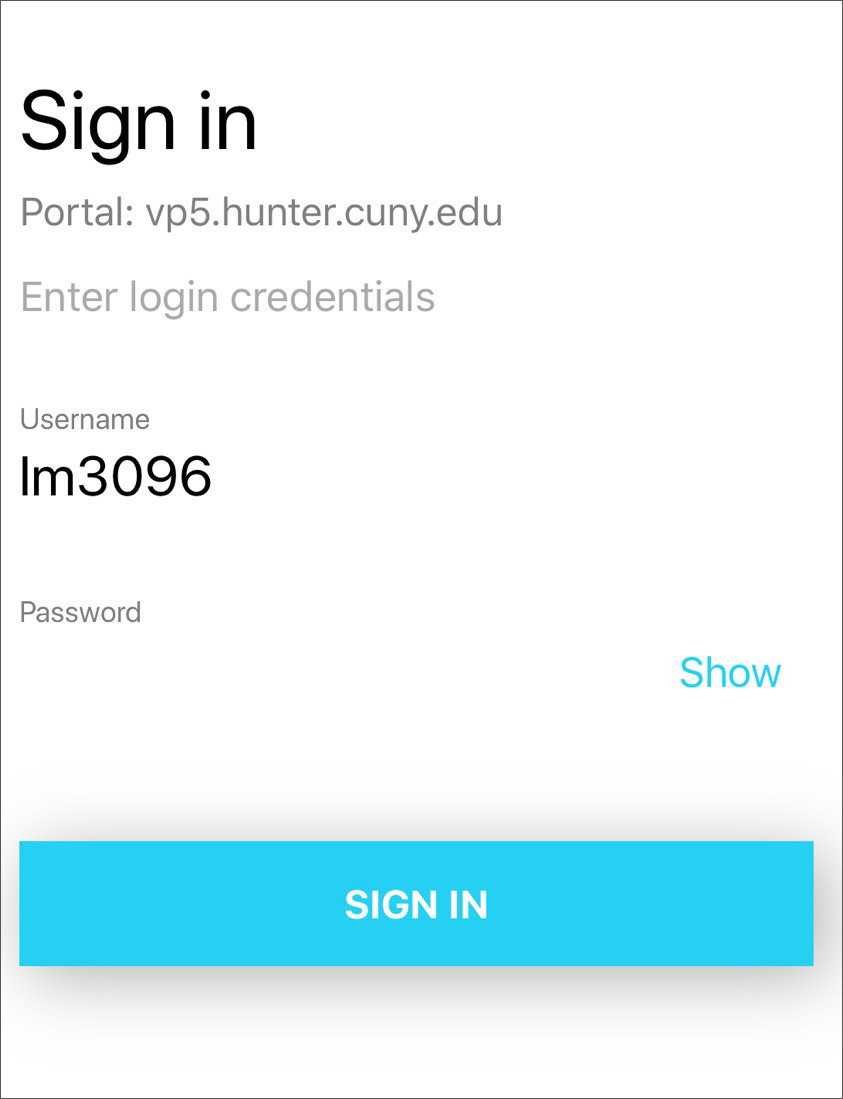GlobalProtect VPN | Hunter College