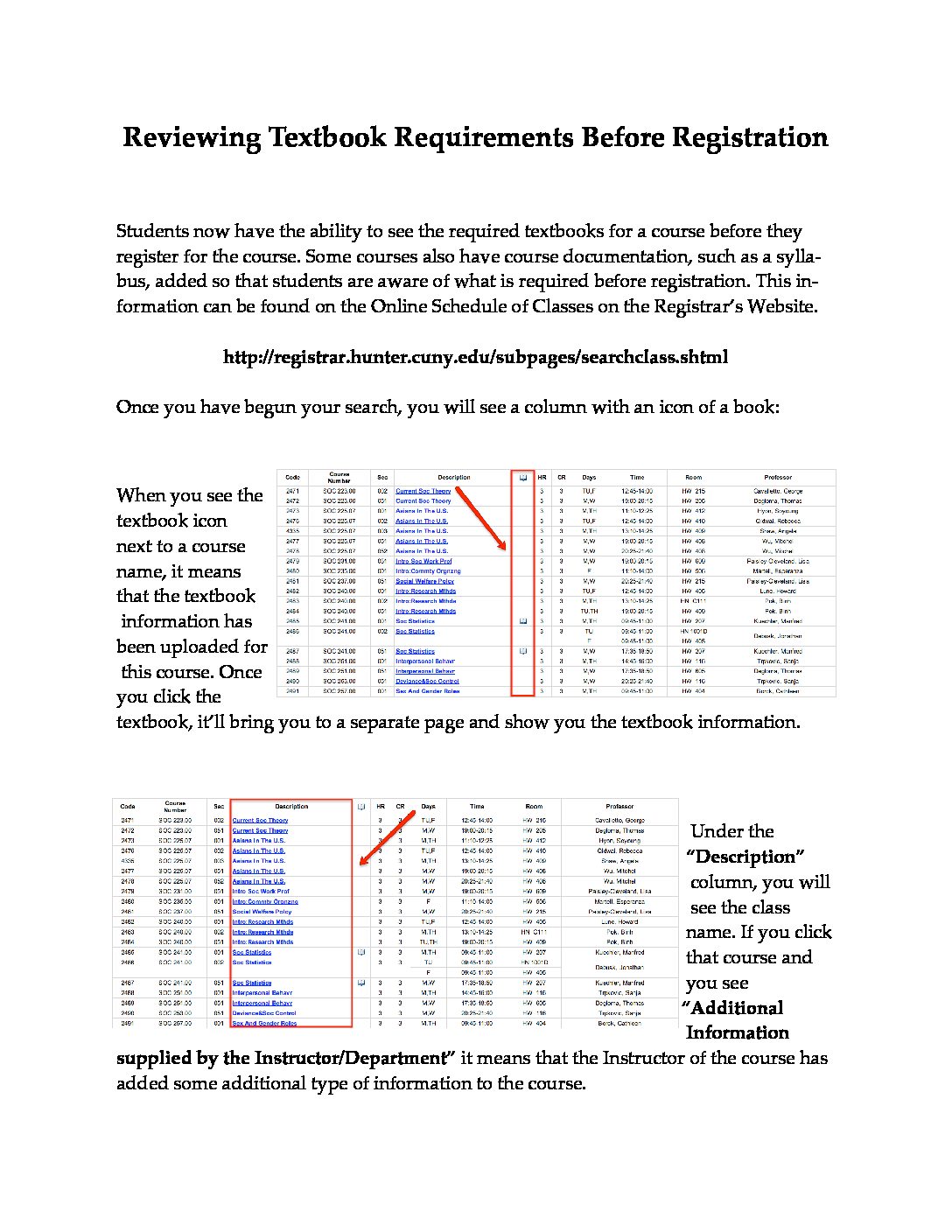 informed_registration | Hunter College