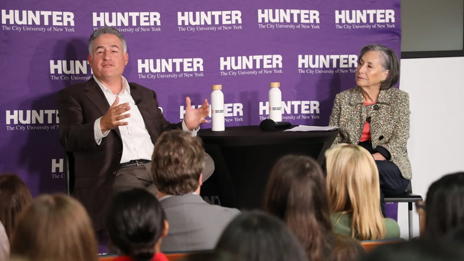 Joe Ucuzoglu, Deloitte Global CEO, Addresses Hunter Students on Careers ...