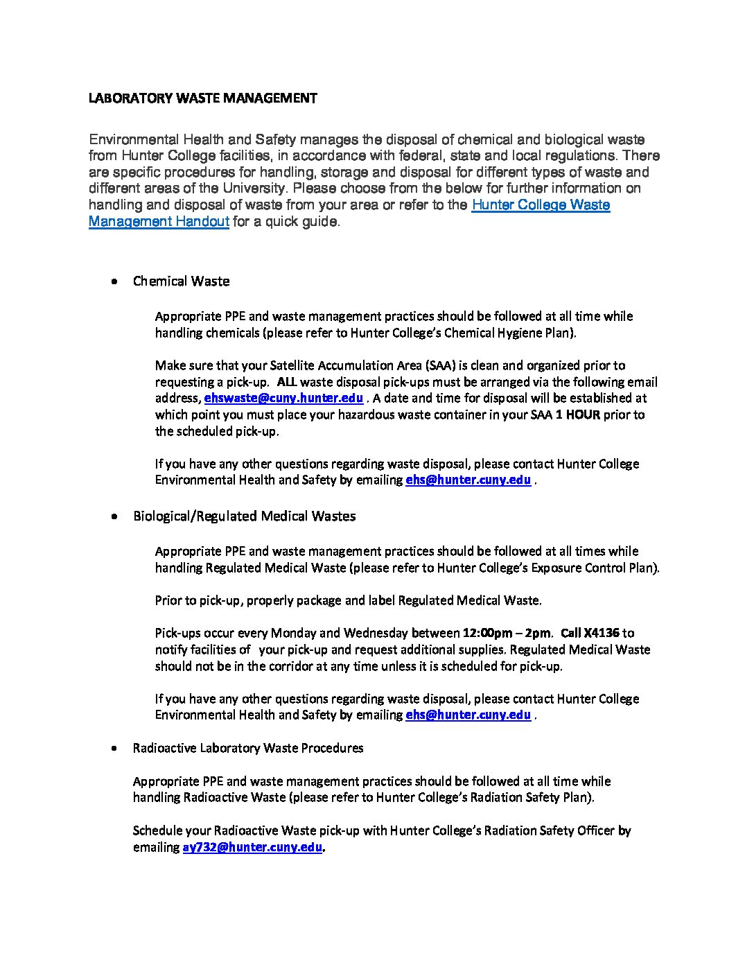 Laboratory-Waste-Management-Handout | Hunter College