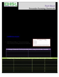 Peroxide-Former-List | Hunter College