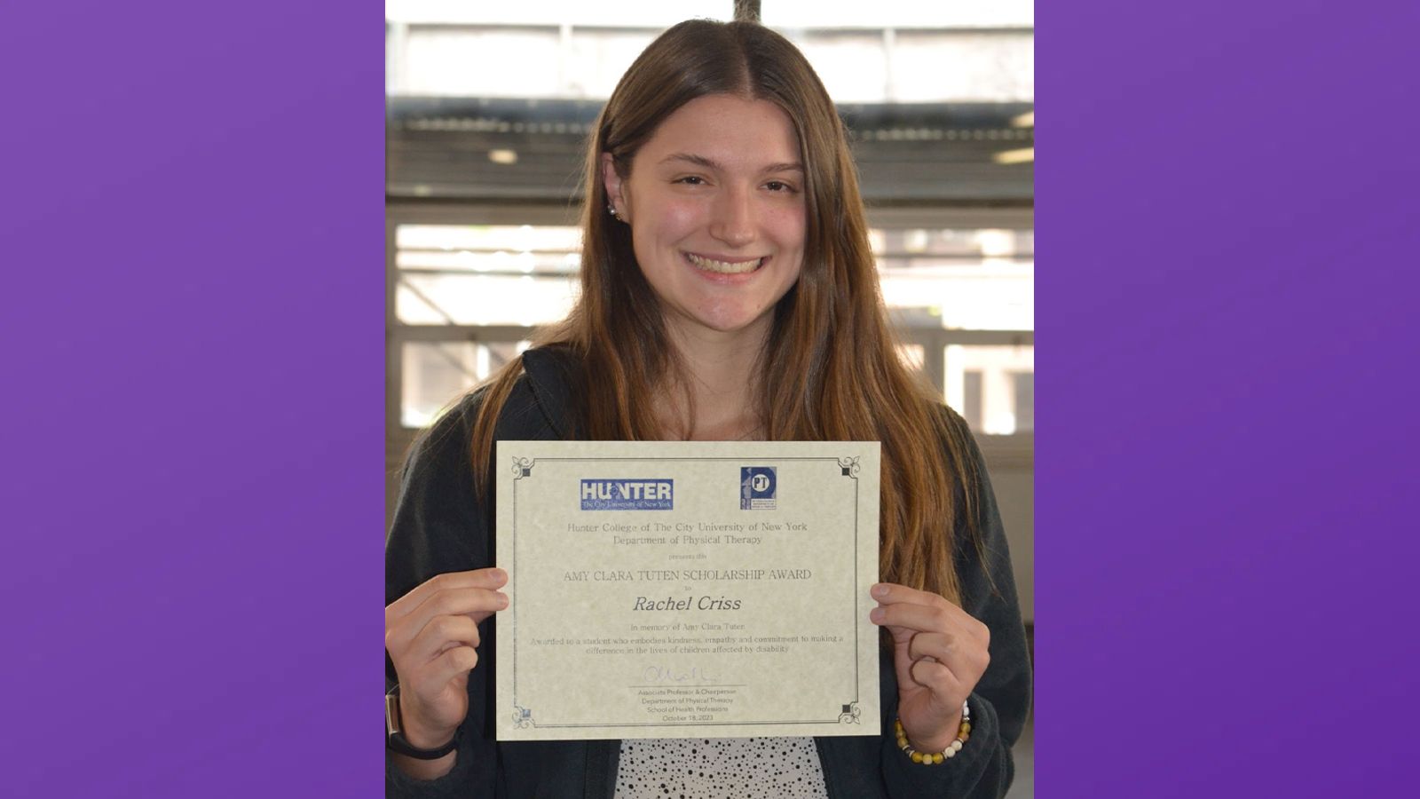 Scholarship Endowed in Memory of Granddaughter With Special Needs ...